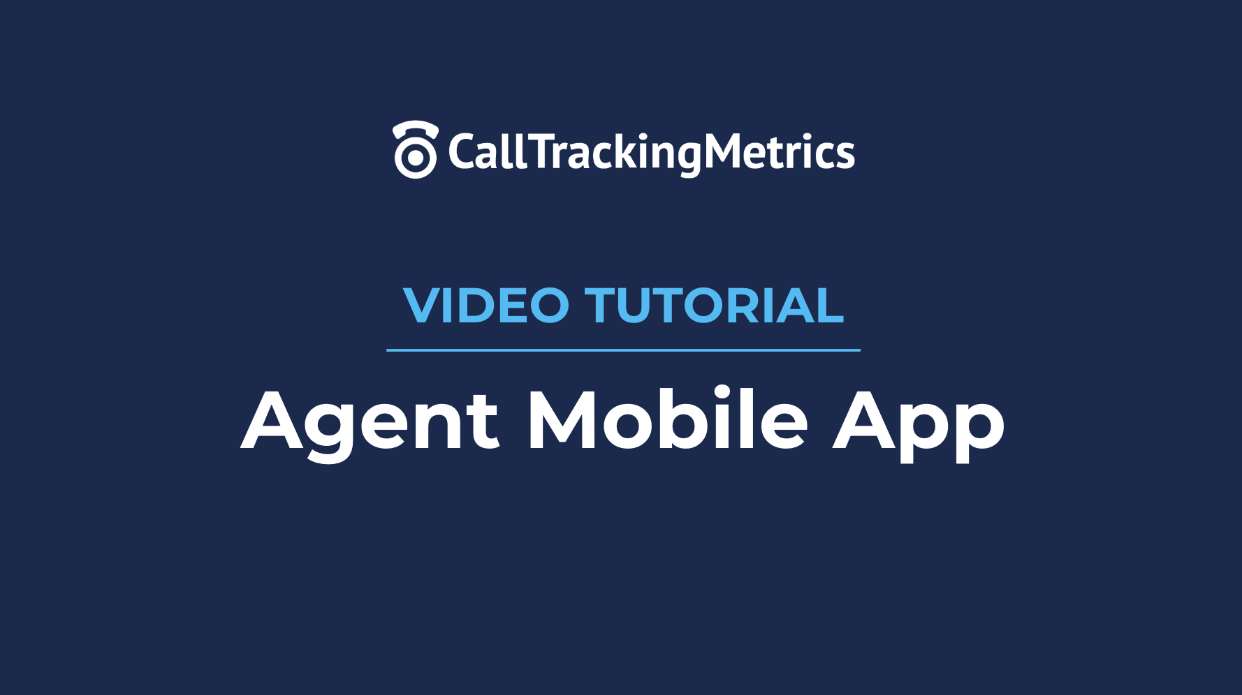 Agent Mobile App | CTM Training Center