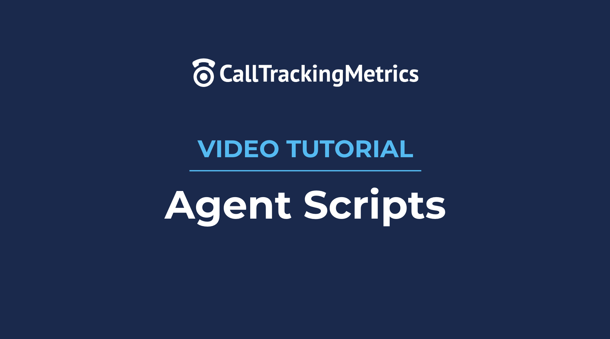 Agent Scripts | CTM Training Center
