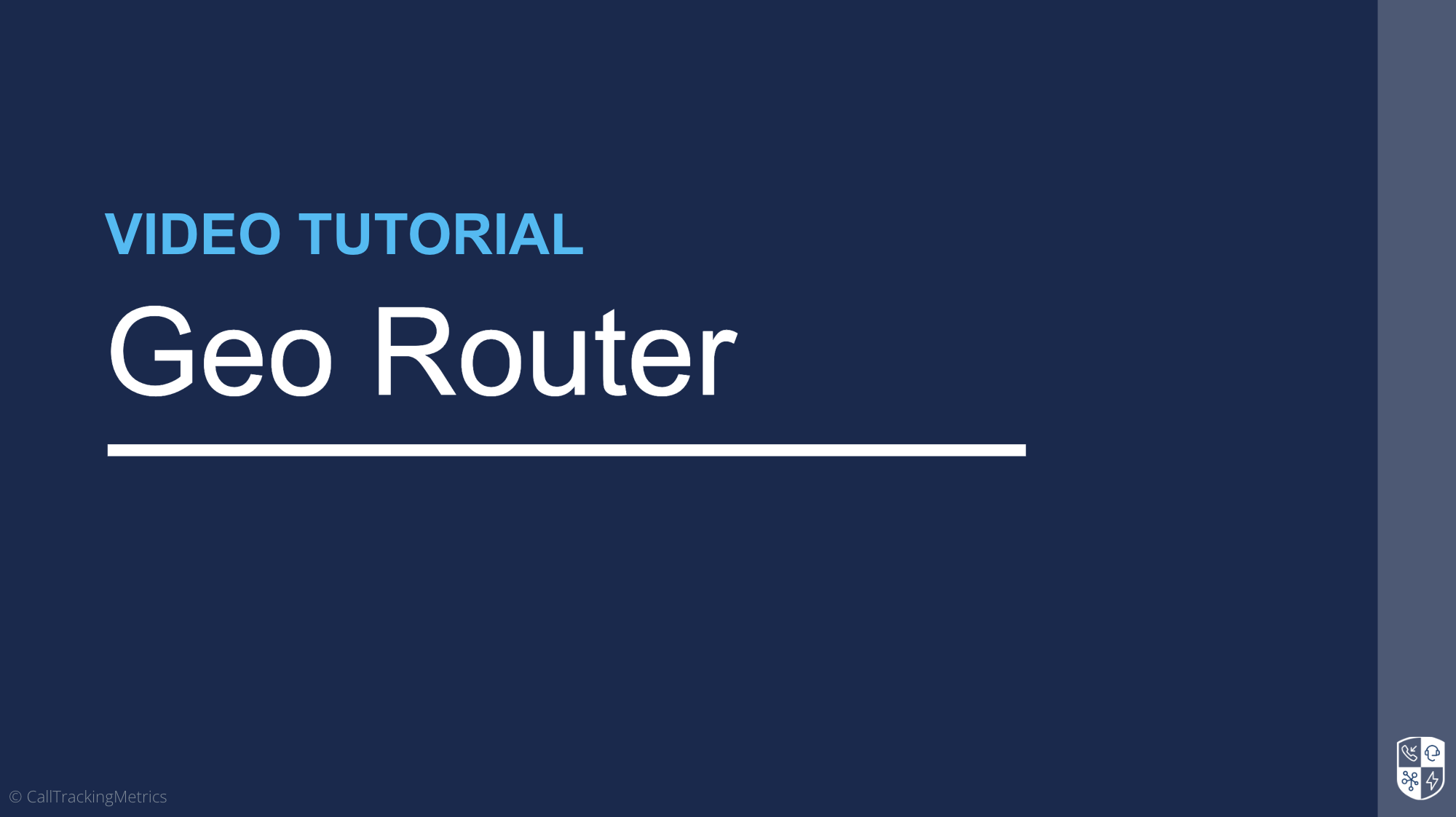 Geo Routers | CTM Training Center