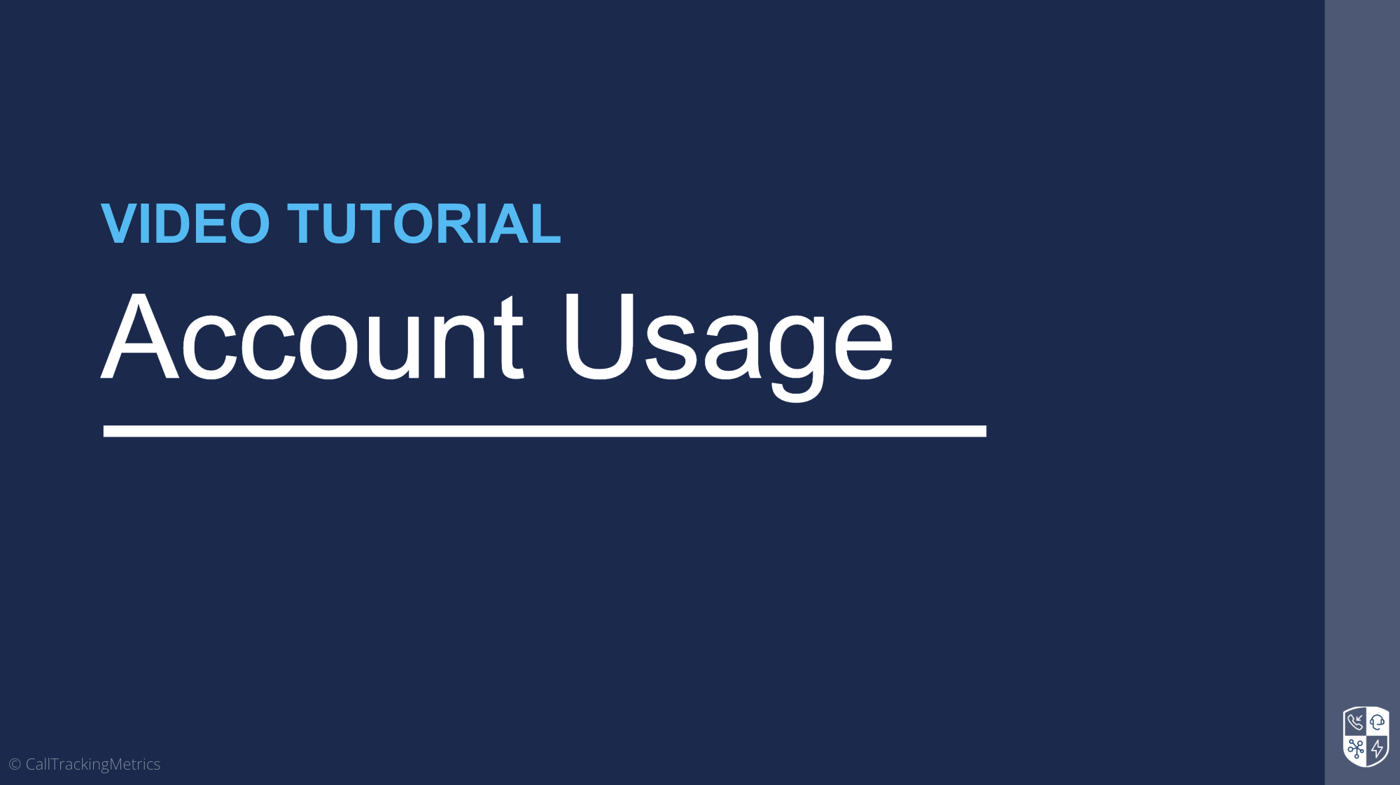 Account Usage | CTM Training Center