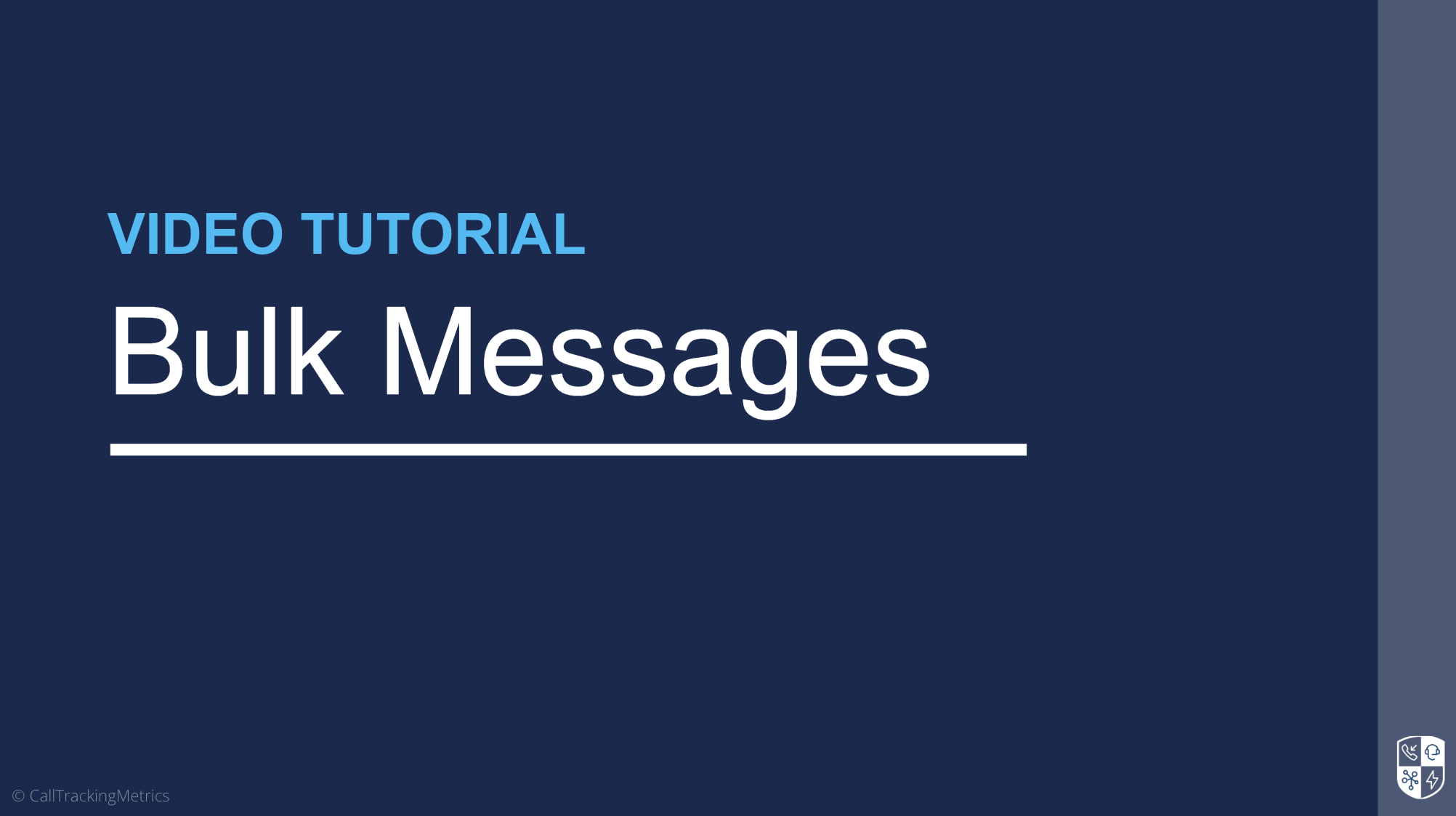 Bulk Messages | CTM Training Center